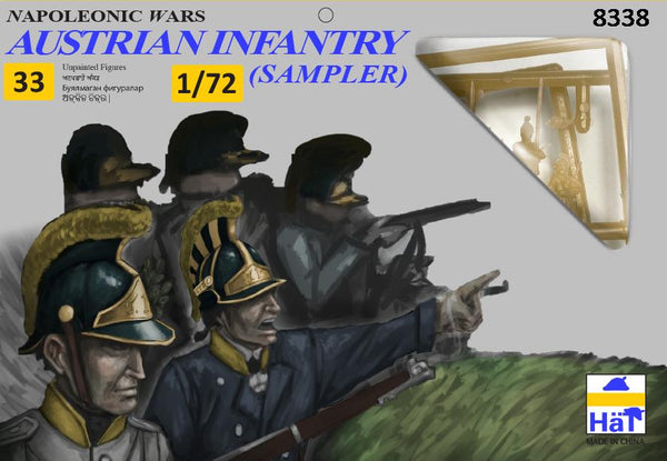 HAT 8338 Napoleonic Austrian Infantry Sampler 1/72 – Waterloo 1815 A ...