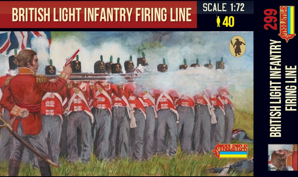 STR299 STRELETS British Light Infantry Shooting Line Napoleonic 1/72 ...