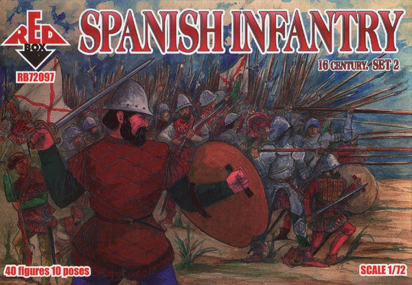 REDBOX 72097 16th Century Spanish Infantry (Set 2) – Waterloo 1815 A ...
